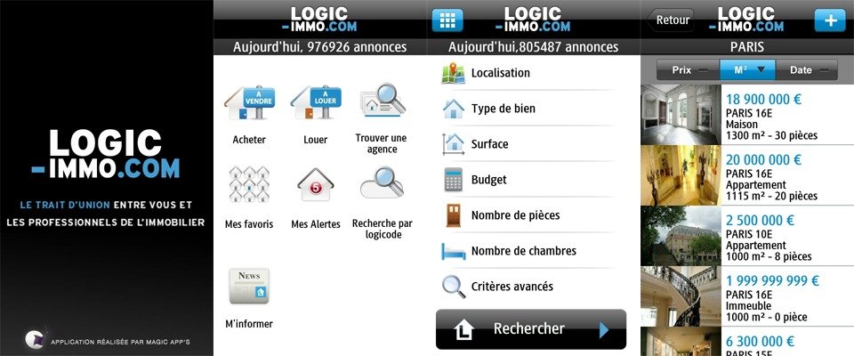 Logic Immo crée une application mobile pour faciliter vos transactions ...